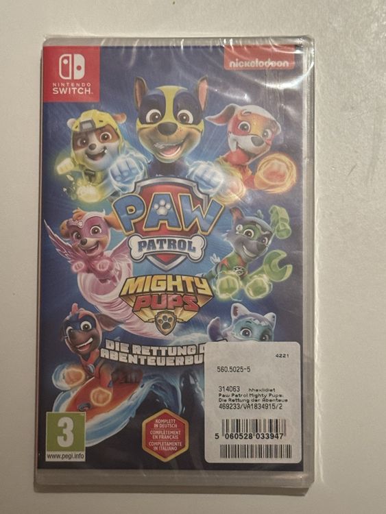 Paw Patrol Mighty Pups - Nintendo Switch NEU / OVP (Neu und ...