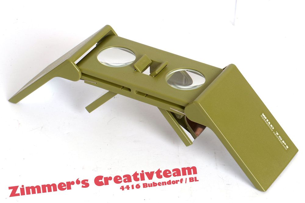 WILD Taschen Spiegelstereoskop TSP1, Heerbrugg, mit Tasche (Neu (gemäss ...