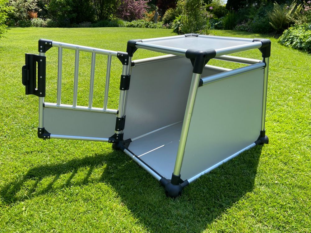 Hunde - Transportbox Trixie M Aluminium | Kaufen auf Ricardo