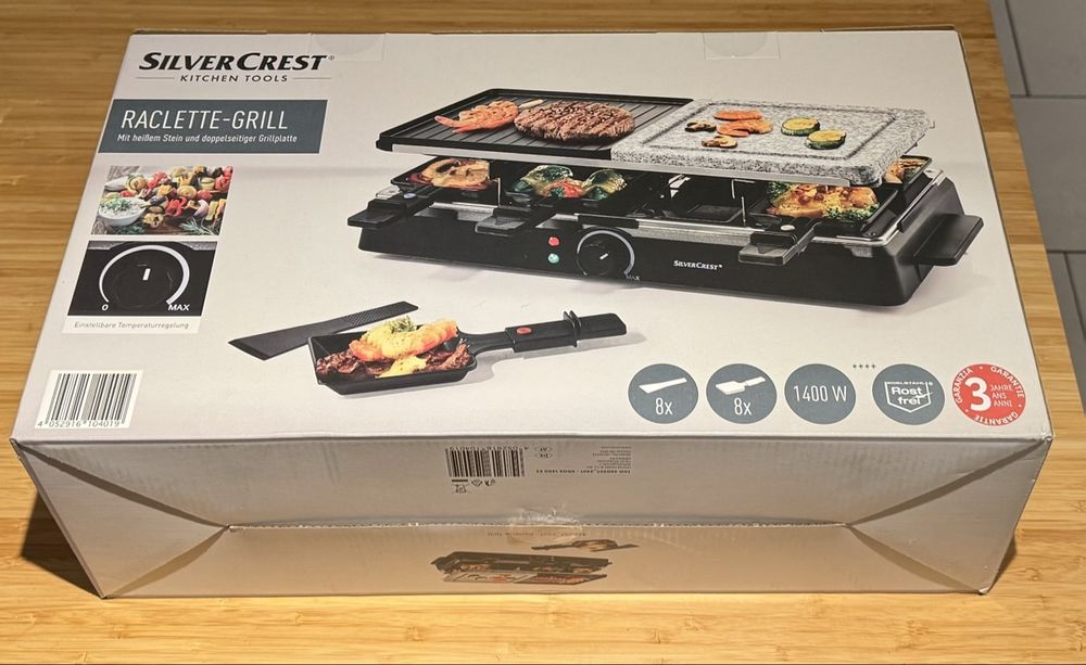 Neuwertiger Raclette-Grill SilverCrest (Neu und originalverpackt) in Zürich für CHF 28 – nur ...