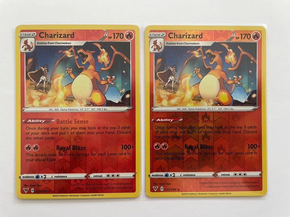 Pokémon Vivid Voltage Charizard 2 Stück | Kaufen auf Ricardo
