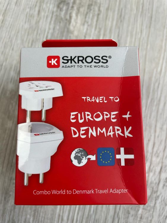 Reiseadapter - SKROSS, Europe + Denmark - Travel Adapter (Neu und ...