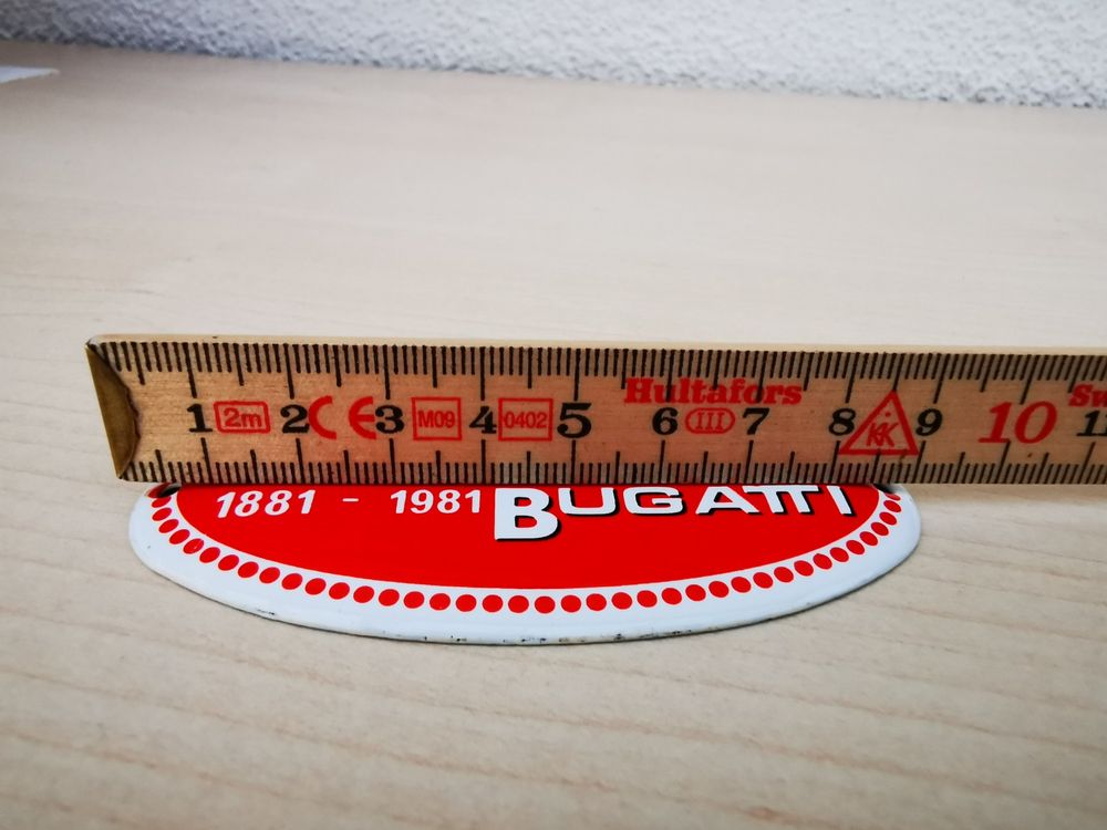Bugatti Email Abzeichen Badge Logo 100 Jahre Bugatti (Neu (gemäss ...