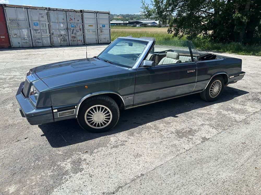 Chrysler Le Baron Turbo Cabriolet (D'occasion) à Forel (Lavaux) pour ...