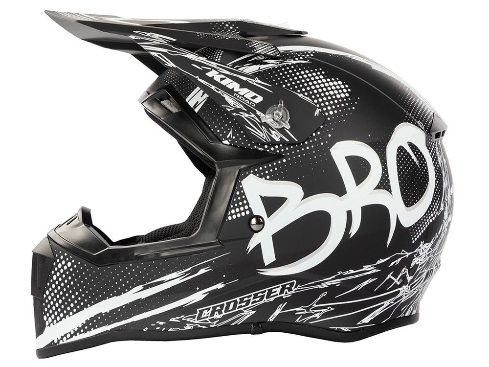 Kids Crosshelm KIMO BRO (V2) – Schwarz/S (Neu und originalverpackt) in ...