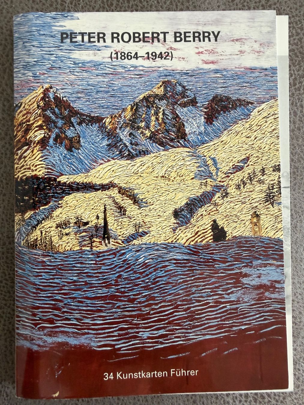 Buch Peter Robert Berry, 34 Kunstkarten, St. Moritz Engadin (Gebraucht ...