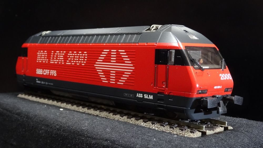 Hag 281, SBB, Re 460 rot, 100. Lok 2000, Bodensee, Vitrine (Neu (gemäss ...