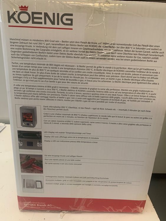 Koenig elektro beef grill | Kaufen auf Ricardo