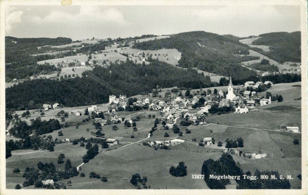 Neckertal SG Mogelsberg Flugaufnahme Nr.12472 , 1949 (Gebraucht) in ...