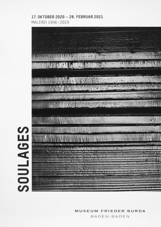 Pierre SOULAGES - 1946-2019 - Affiche exposition | Kaufen auf Ricardo