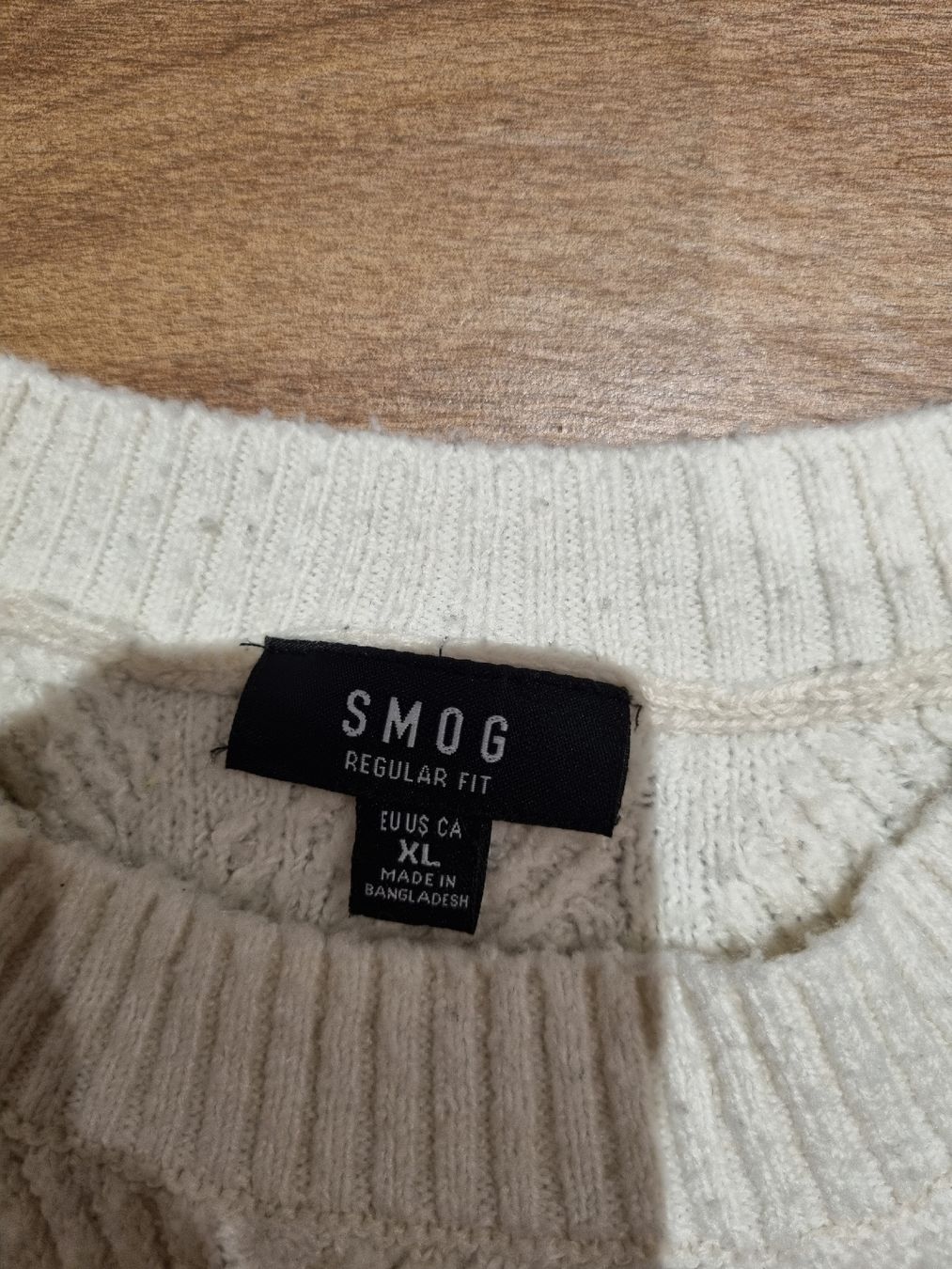 Winter Smog Strickpullover Regular Fit, Weiss, XL, Top! (Gebraucht) in ...