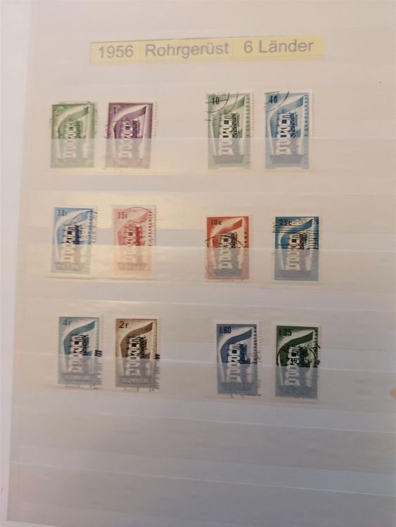 Slg Europamarken ab 1956 - 1982 (Gebraucht) in Winterthur für CHF 45 – mit Lieferung auf Ricardo ...