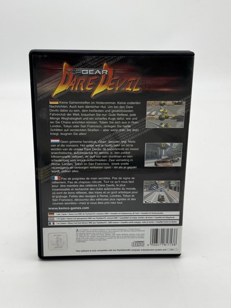 PS2 Top Gear Dare Devil (Komplett, mit Anleitung) (Gebraucht) in Kloten ...