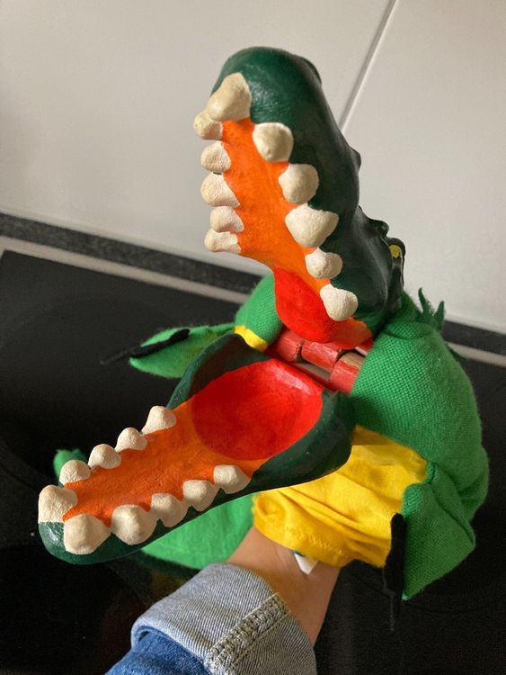 Handpuppe Krokodil JODECA Switzerland | Kaufen auf Ricardo