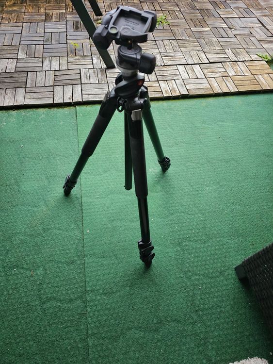 Manfrotto 055 XPROB Foto Stativ mit Kopf wenig gebraucht | Kaufen auf ...