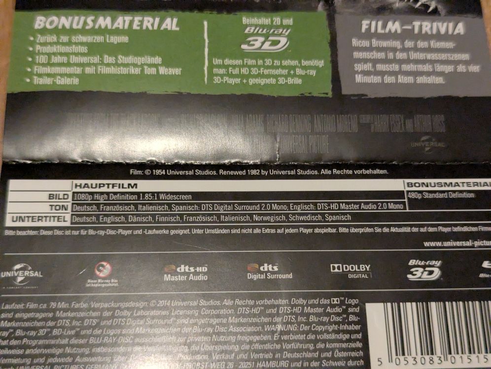 Creature from the Black Lagoon Steelbook Blu-Ray (Gebraucht) in Bern ...