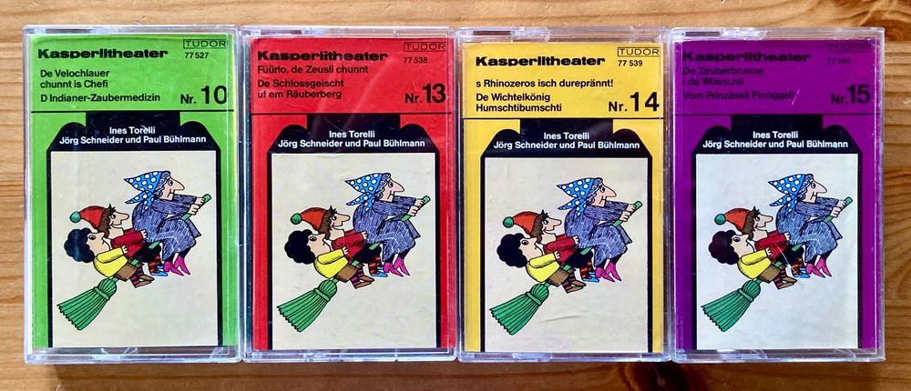 Raritäten: 4x Kasperlitheater (Tudor, 1980-1990) (Gebraucht) in Zürich für CHF 24.3 – mit ...