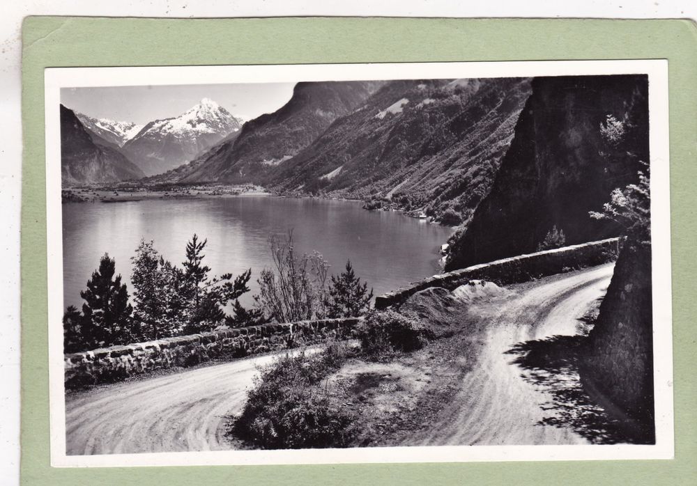 Strasse nach Isenthal mit Urnersee und Bristenstock 1972 | Kaufen auf ...