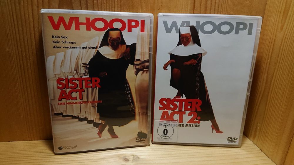 SISTER ACT 1 und 2 auf DVD mit Whoopi Goldberg (Gebraucht) in ...