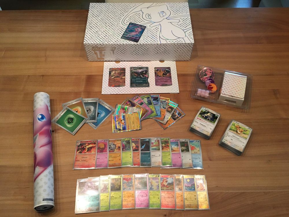 POKEMON MEW Full Art + 151 Premium Collection + Inhalt ETB | Kaufen auf ...