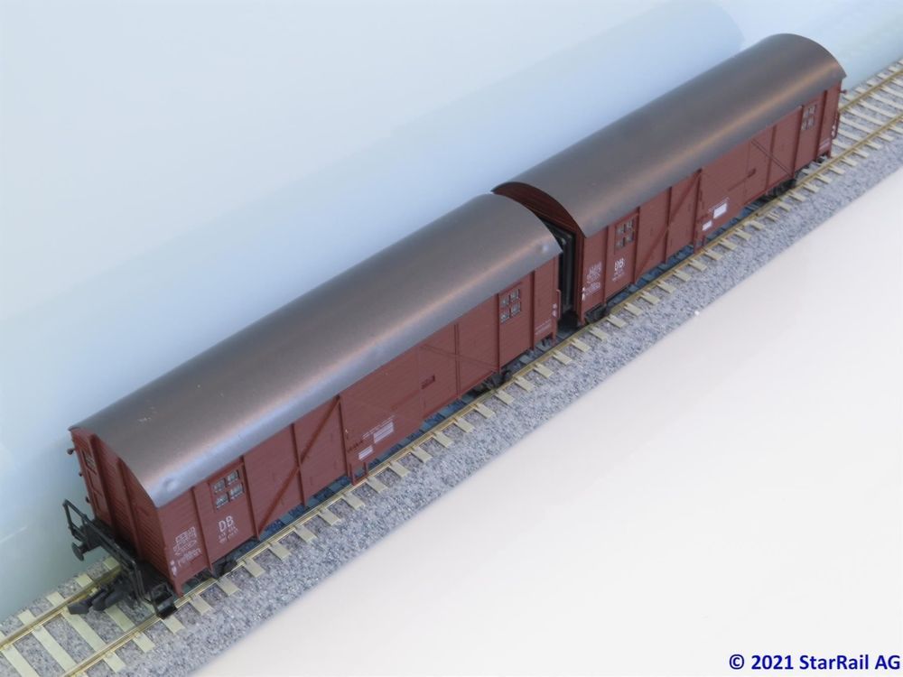 Roco 44121 DB Leig Einheit Gedeckte Güterwagen Typ GIImehs (Neu (gemäss ...