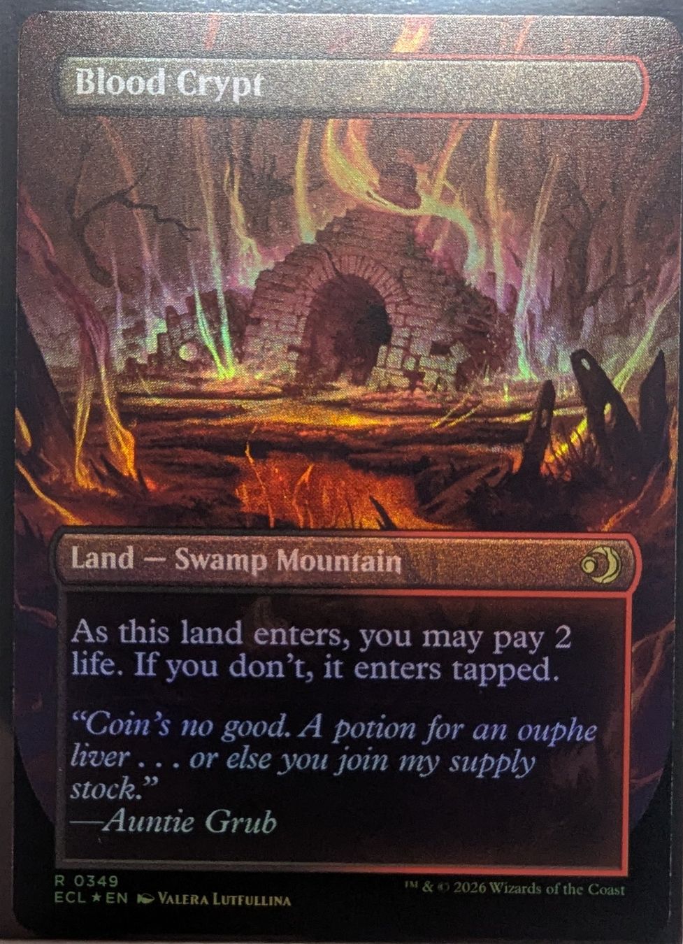 Blood Crypt foil borderless - Lorwyn Eclipsed EN (Neu (gemäss ...