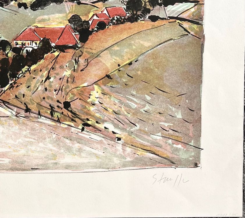 Fred Stauffer (1892-1980) Lithographie Handsigniert | Kaufen auf Ricardo