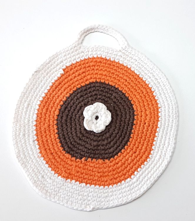 Topflappen gehäkelt - Patte à marmite crochetée (Gebraucht) in ...