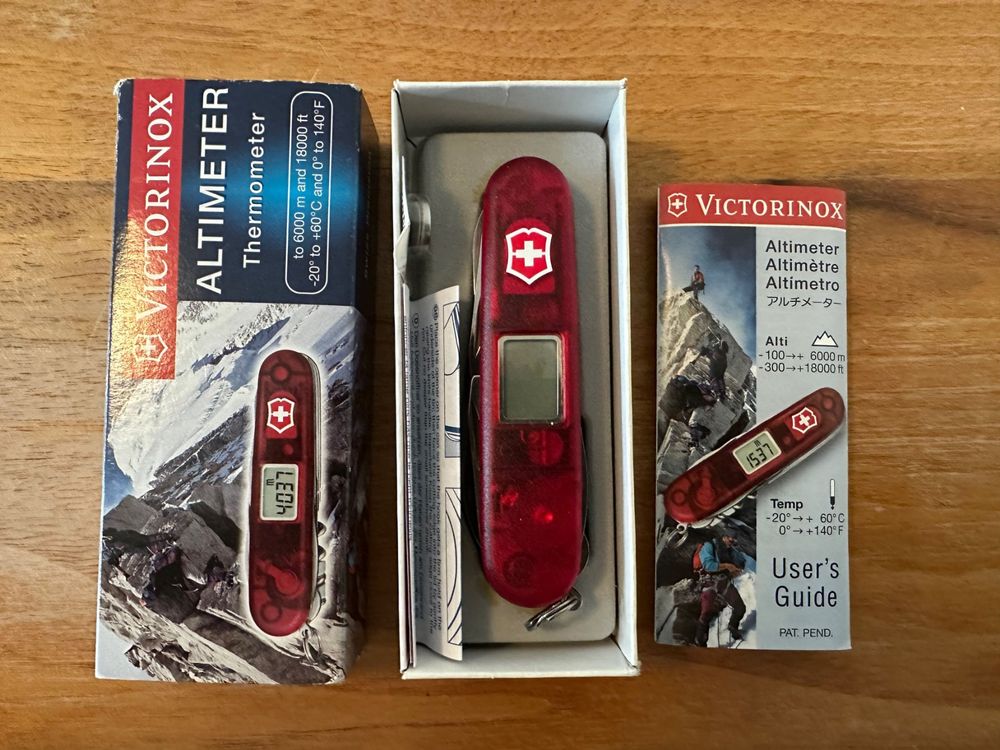 Swiss Army Knife, Sackmesser, Altimeter (VICTORINOX) (Neu und originalverpackt) in Zürich für ...