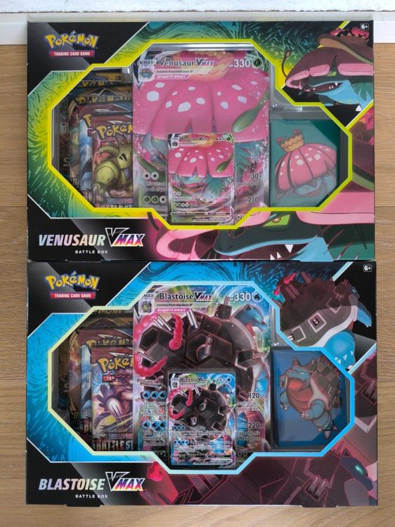 Blastoise VMAX & Venusaur VMAX Battle Box Englisch (Neu und originalverpackt) in Ballwil für CHF ...