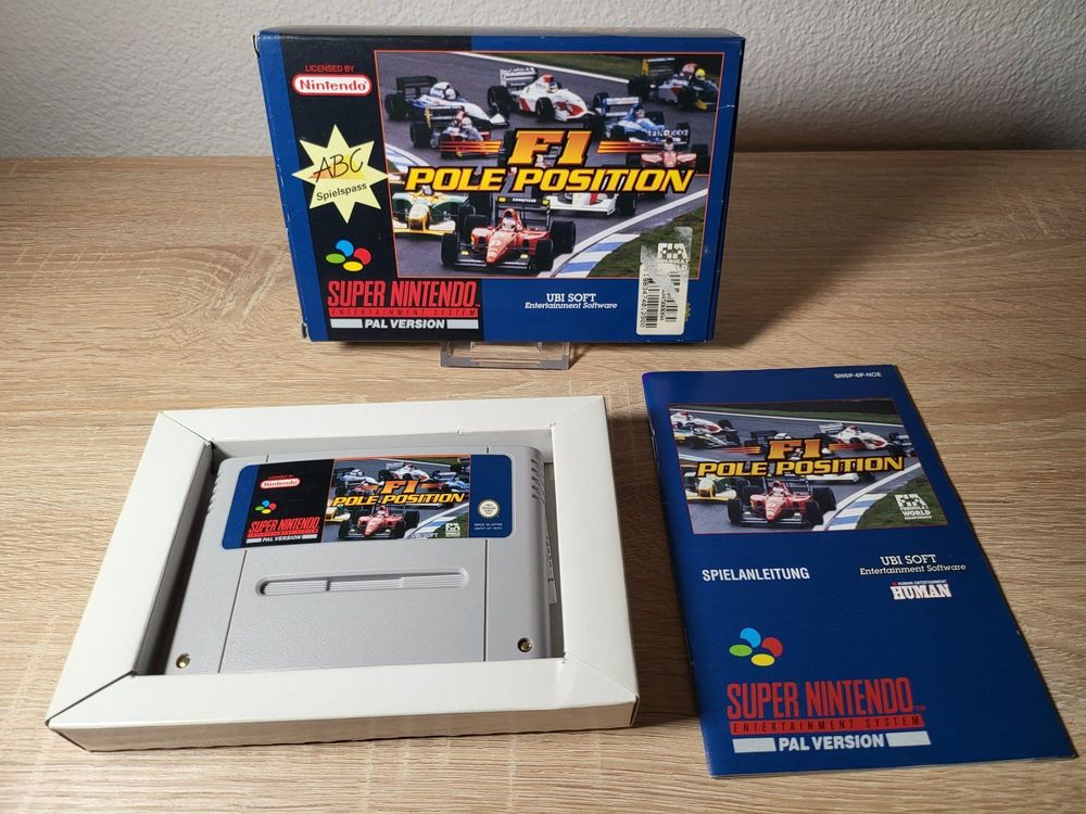 Super Nintendo/F1 PolePosition /OVP (Gebraucht) in Sursee für CHF 37 ...