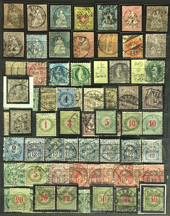 Bessere CH-Sammlung ab Rayon und Strubel, auch PP und PJ (Gebraucht) in Belp für CHF 101 – mit ...