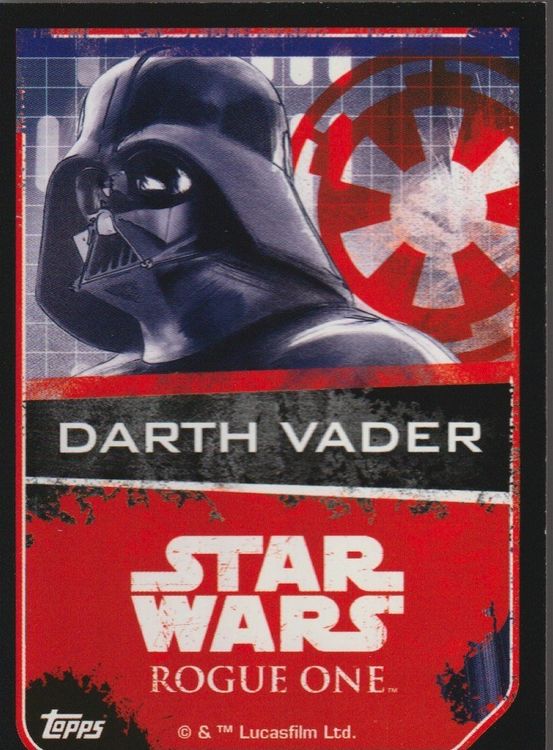TCG Card # 69 DARTH VADER STAR WARS ROGUE ONE Topps Merlin | Kaufen auf ...