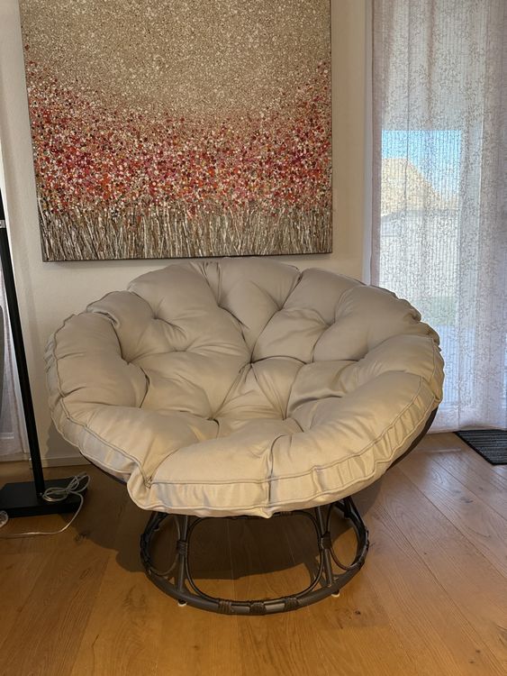 Rattansessel, Papasansessel wie Neu (Neu (gemäss Beschreibung)) in Erlinsbach für CHF 160 – nur ...