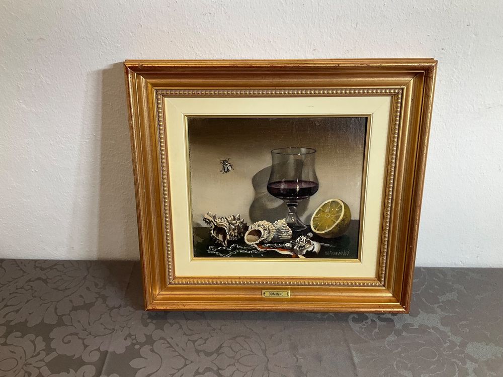 Miligoj DOMINKO (1932) Tableau peinture sur panneaux signée | Kaufen auf Ricardo