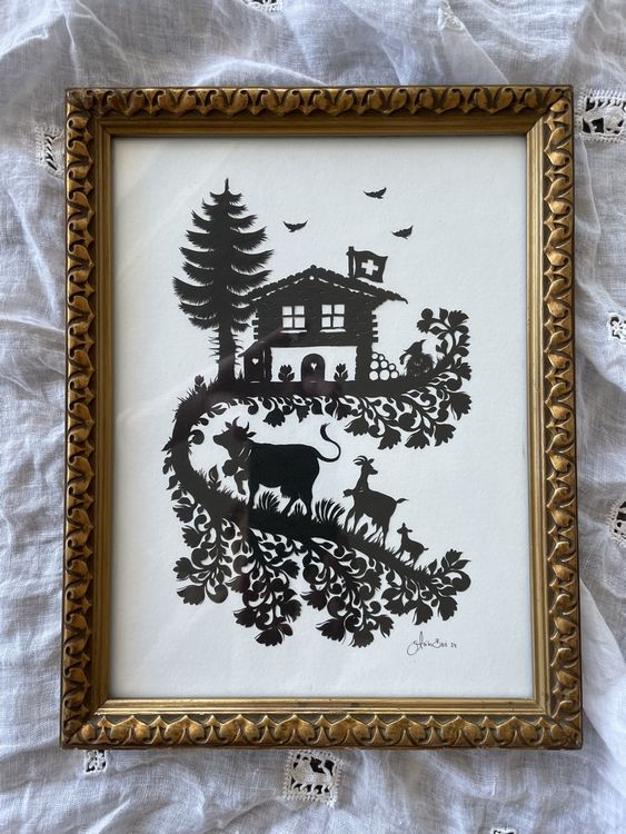 Scherenschnitt (Neu (gemäss Beschreibung)) in Konolfingen für CHF 85 – mit Lieferung auf Ricardo ...