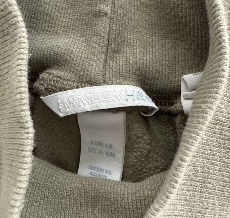 Süsse H&M Baby Hose, Grösse 68, Khaki, Top Zustand! (Neu (gemäss ...