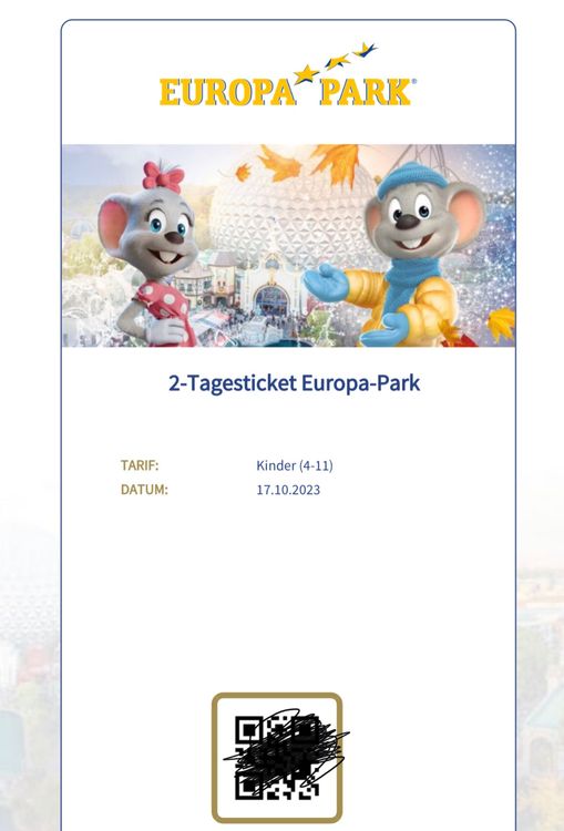Spannende Gutscheine Europapark 2 Fr 1 Bilder