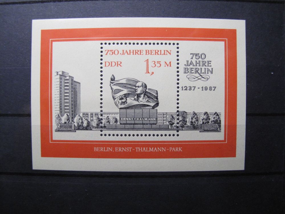 DDR 1987 Ernst Thälmann Block 89** (Gebraucht) in Wil SG für CHF 1 ...