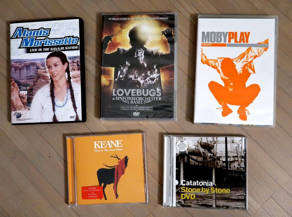 5 Musik DVD's neuwertig | Kaufen auf Ricardo