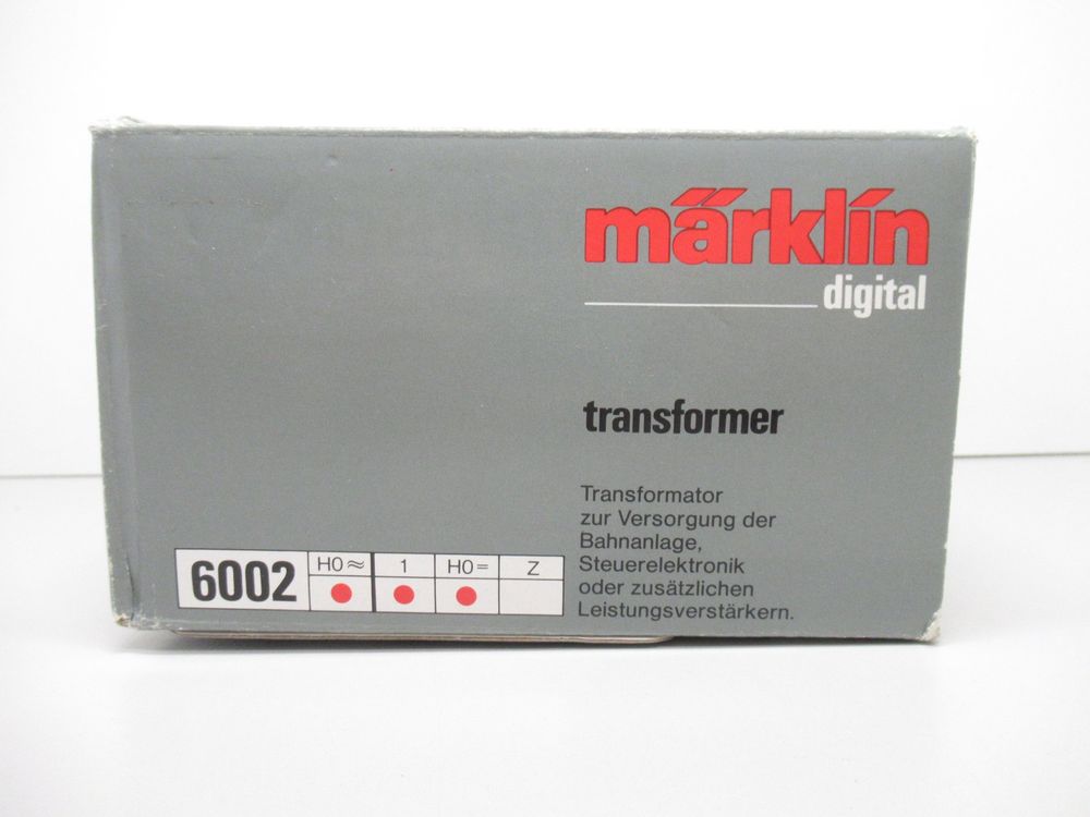 Märklin 6002 Transformator 52 VA 230 Volt AC (Gebraucht) in Basel für ...