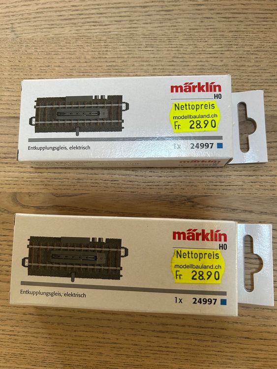 Märklin C-Gleis Entkupplungsgleise 24997 originalverpackt (Neu und ...