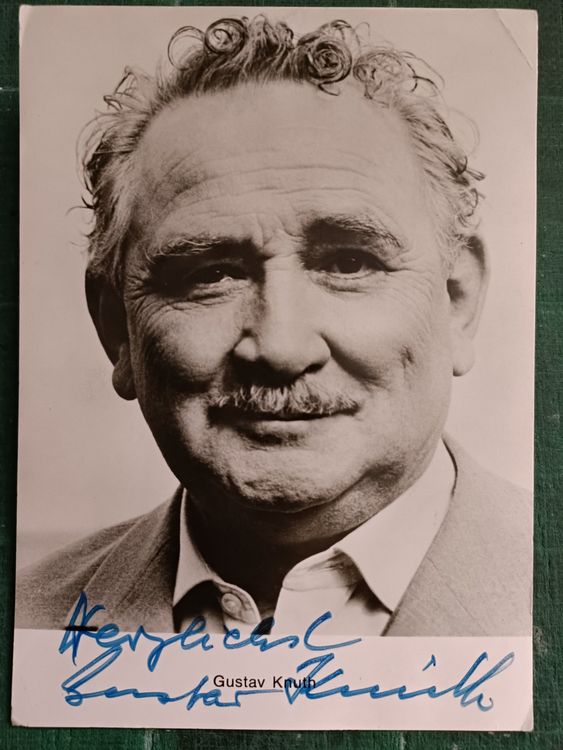 Gustav Knuth Autogrammkarte (Gebraucht) in Worblaufen für CHF 5 – mit ...