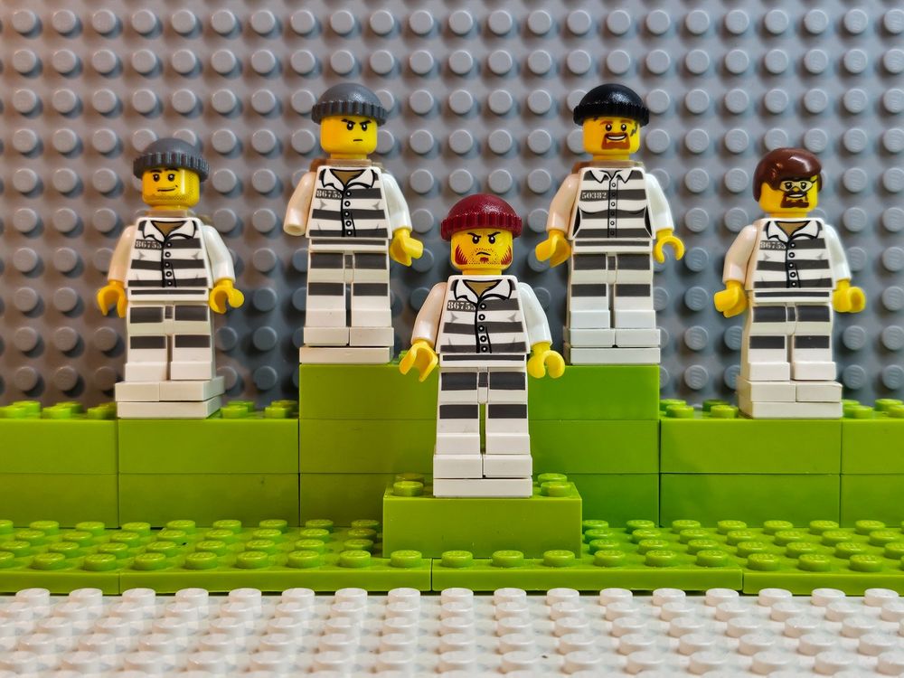 5 Lego-Minifiguren, Original oder viel Eigenkreation, Gauner (Gebraucht ...