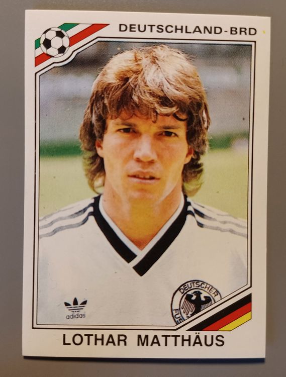 LOTHAR MATTHÄUS Panini WM 1986 (WC Story Version von 1994!) (Neu ...