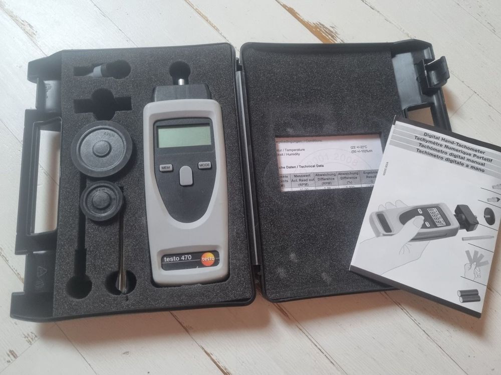 Schnäppchen! Testo 470 Digitaler Tacho | Kaufen auf Ricardo
