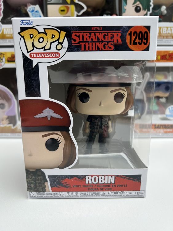 Funko POP! Television Stranger Things Hunter Robin (Neu und ...
