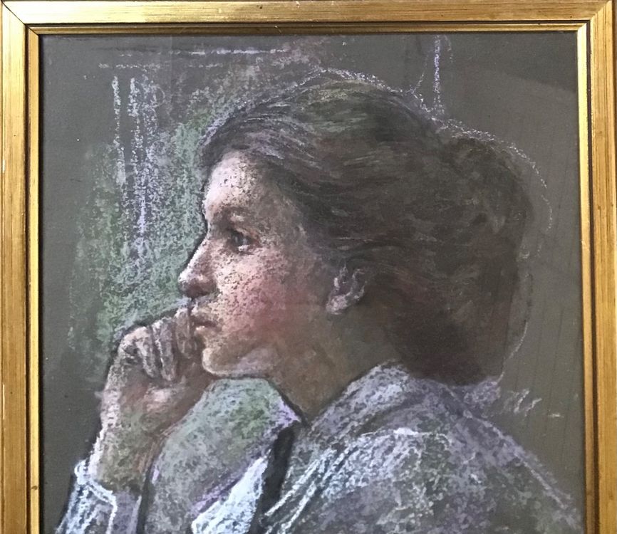 Pastell Gemälde von eine Dame Portrait | Kaufen auf Ricardo