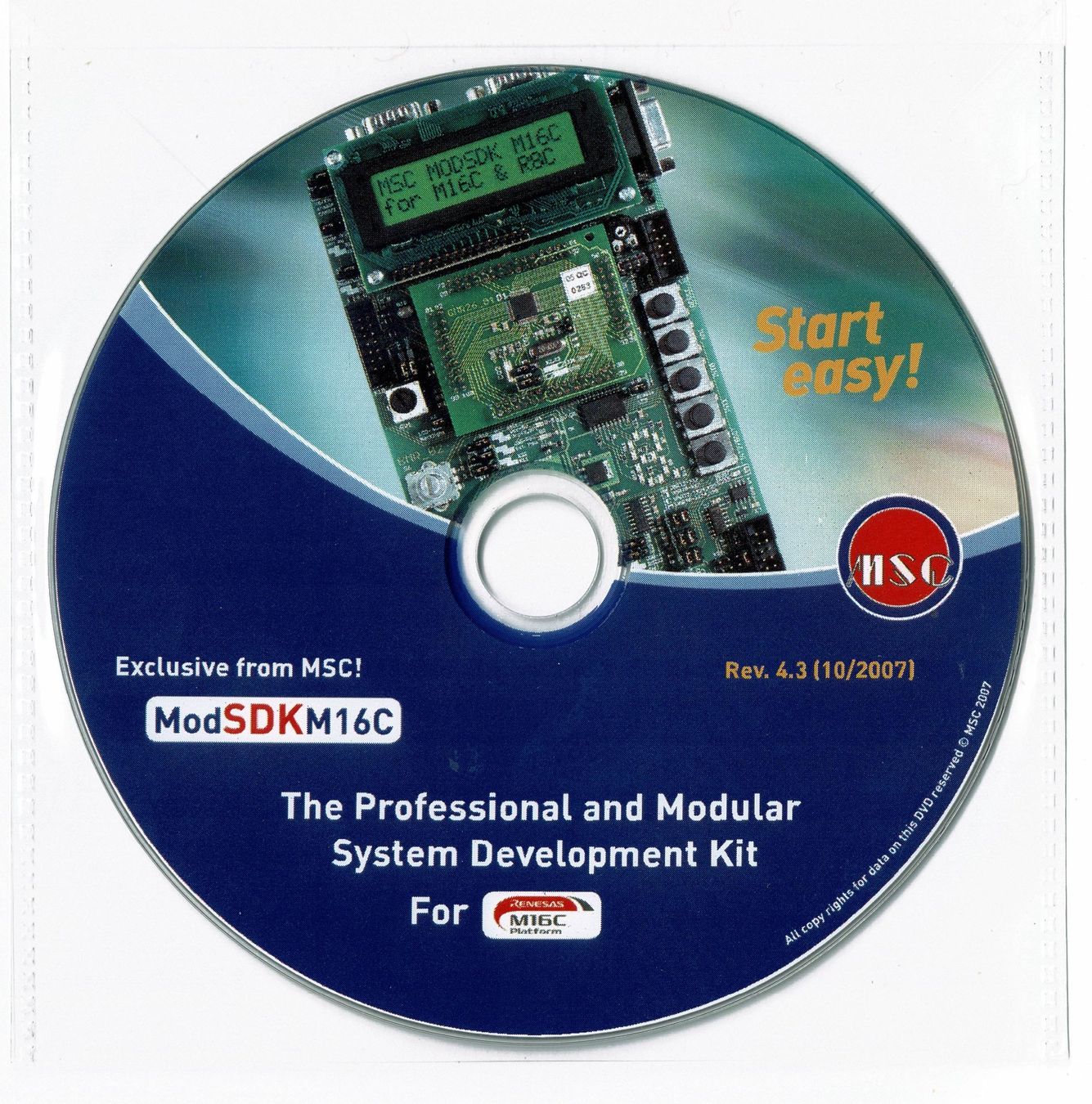 RENESAS System Development Kit ModSDKM16C für CM16C28 uC (Gebraucht) in ...