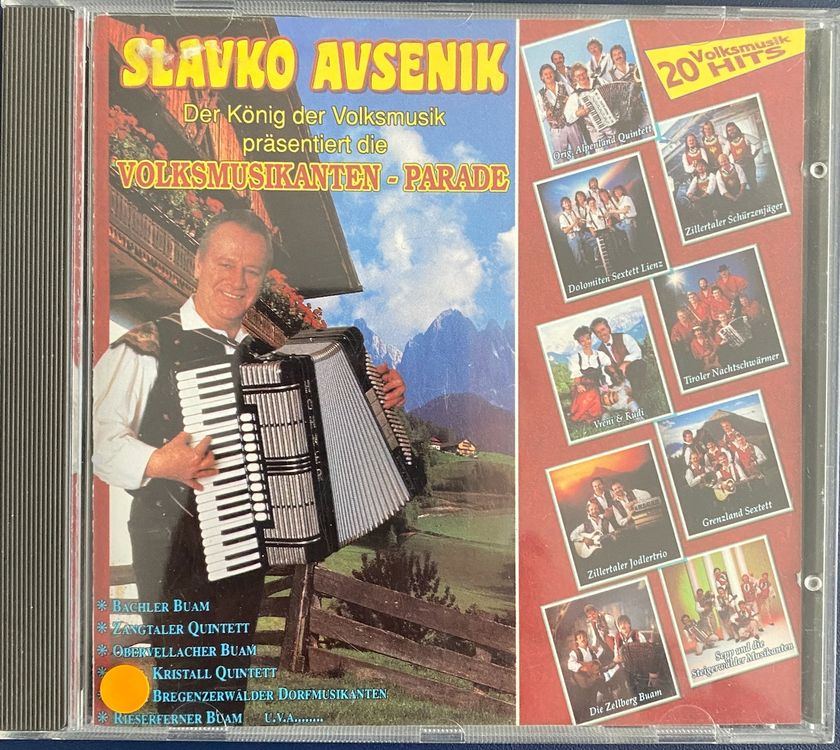 Slavko Avsenik präsentiert Volksmusik Parade CD, 20 Hits (Gebraucht) in ...